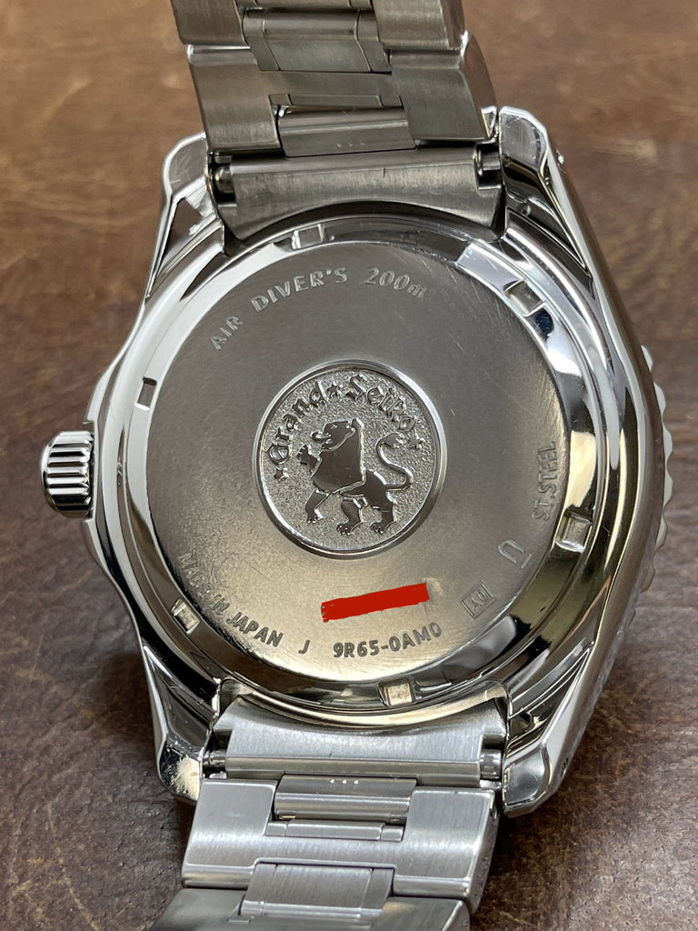 Grand Seiko Spring Drive Diver SBGA229 Black Dial Spring Drive Men's W ...