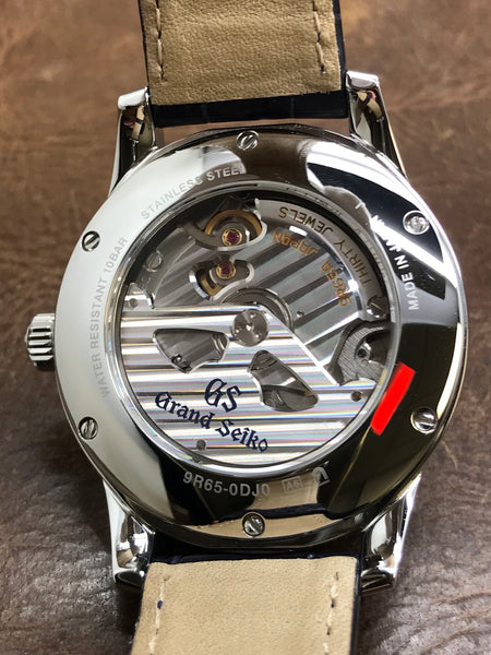 Grand Seiko Elegance Collection SBGA407 Blue Snowflake Dial Spring Dri ...