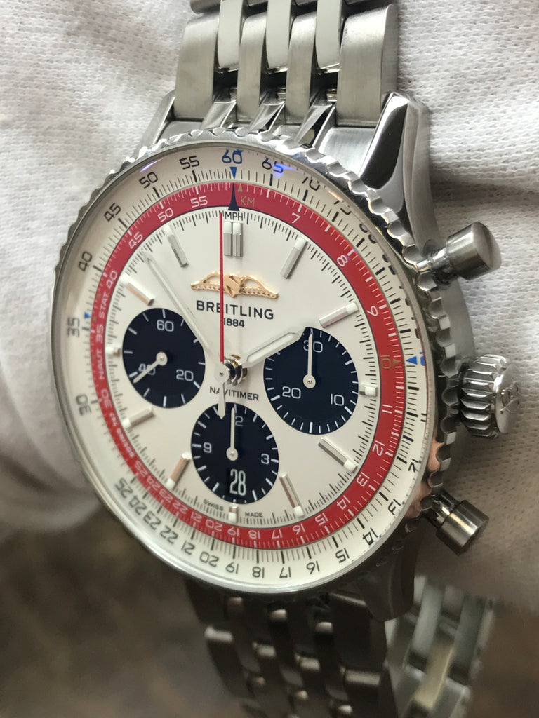 Breitling Navitimer B01 Chronograph 43 Boeing 747 Limited Edition AB01 ...