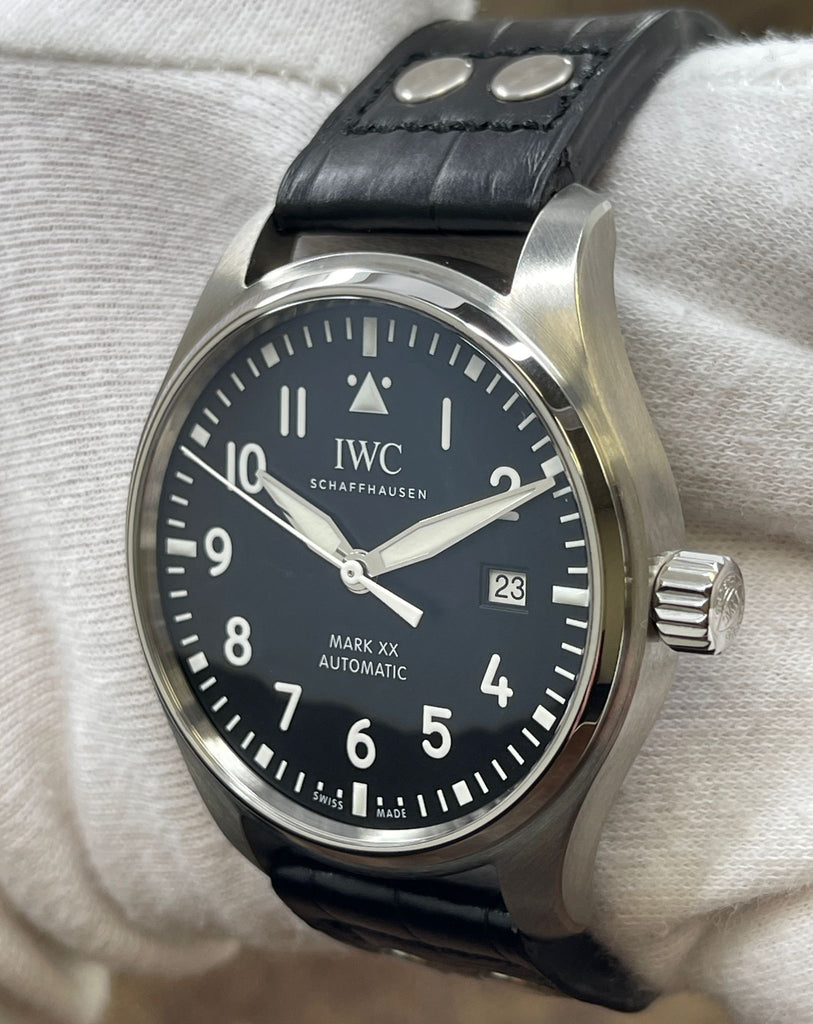 IWC Pilot Mark XX IW328201 Black Dial Automatic Men's Watch – Signature ...